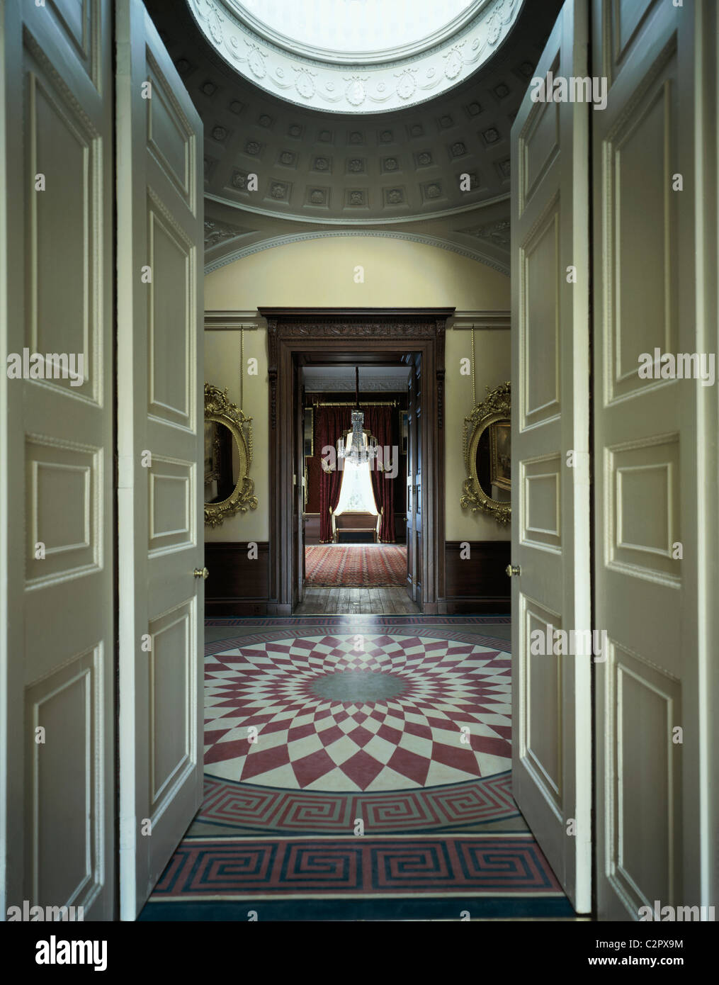 Kenwood House. Interior view of the Antechamber to the Dining Room ...
