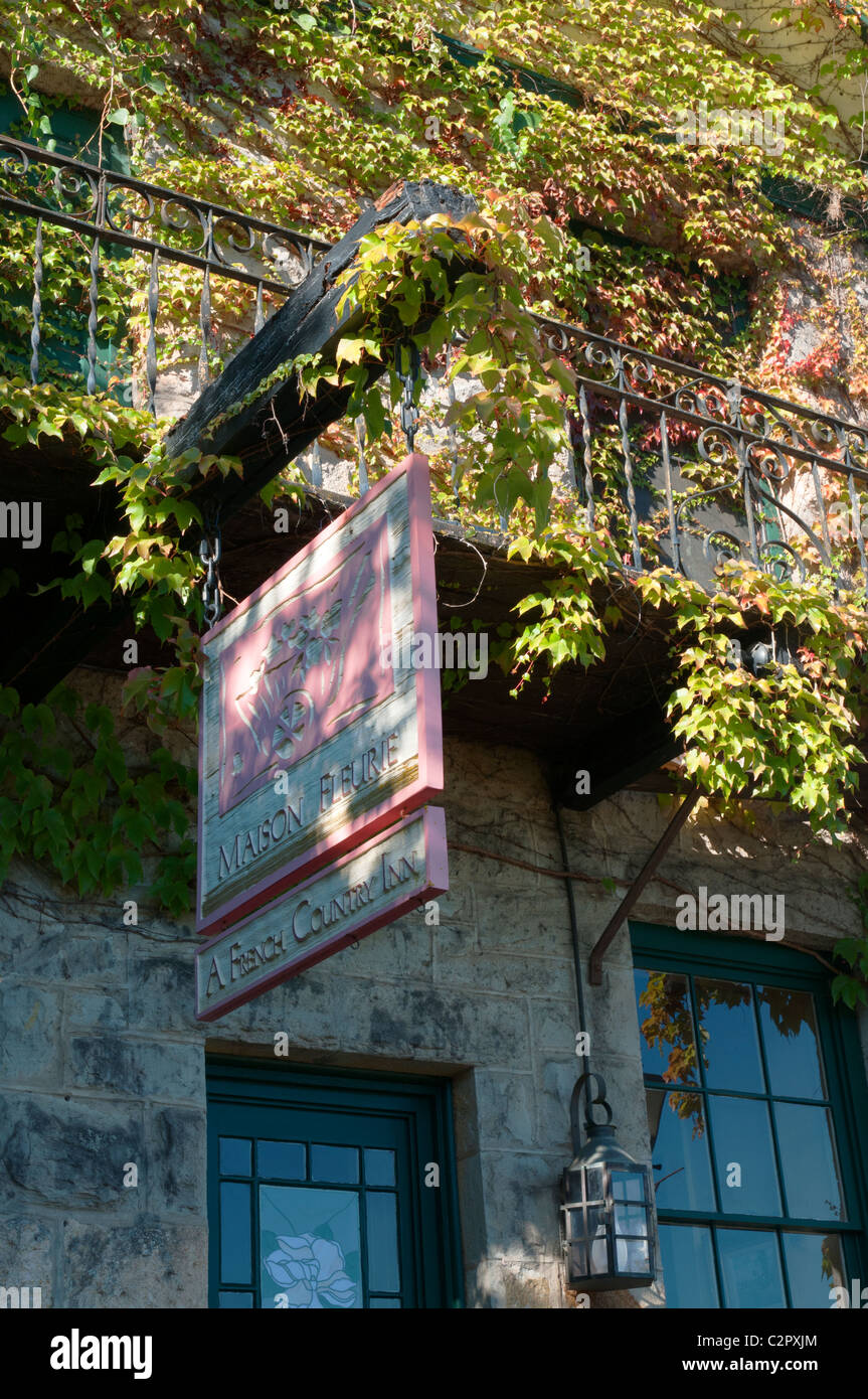 California, Napa Valley, Yountville, Maison Fleurie, French Country Inn ...