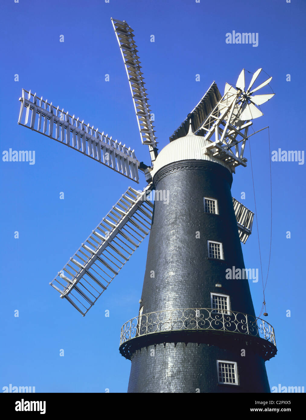 Sibsey Trader Windmill. Exterior. 1877 Stock Photo - Alamy