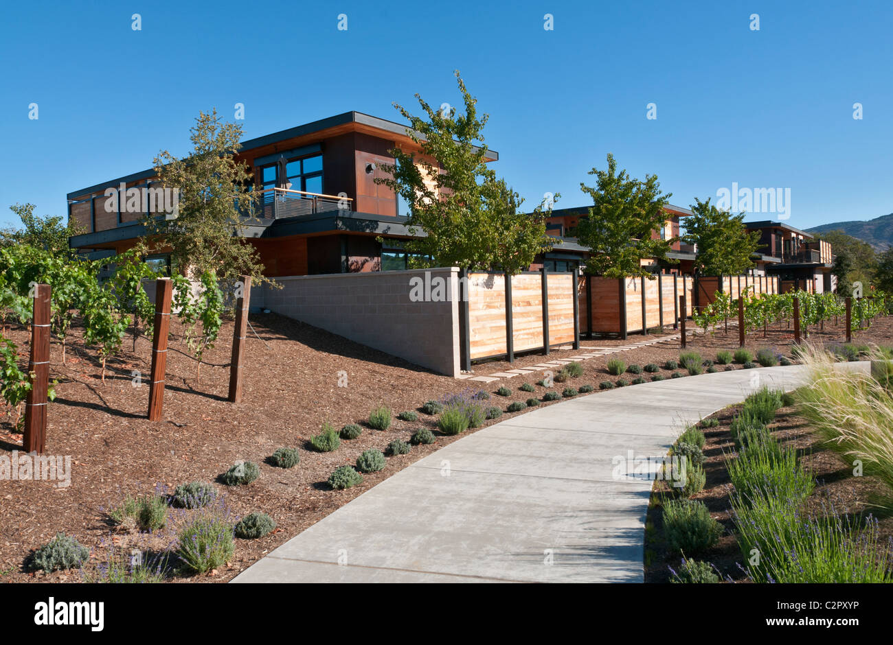 California, Napa Valley, Yountville, Bardessono Hotel Spa Restaurant ...