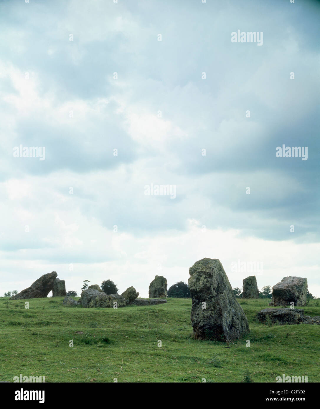 Stanton drew stone circle hi-res stock photography and images - Alamy