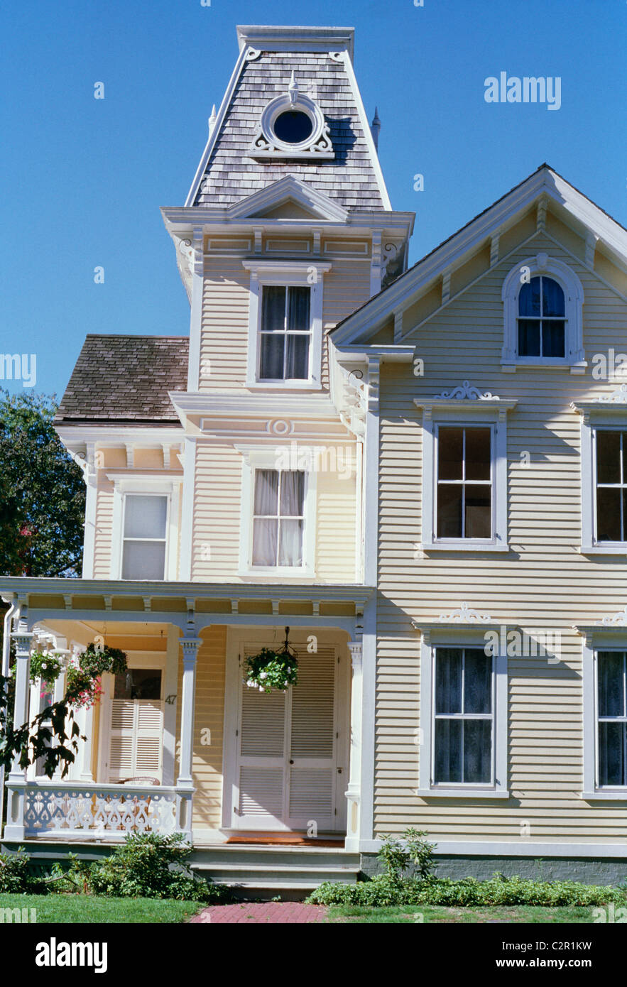 Victorian home c 1876 hi-res stock photography and images - Alamy