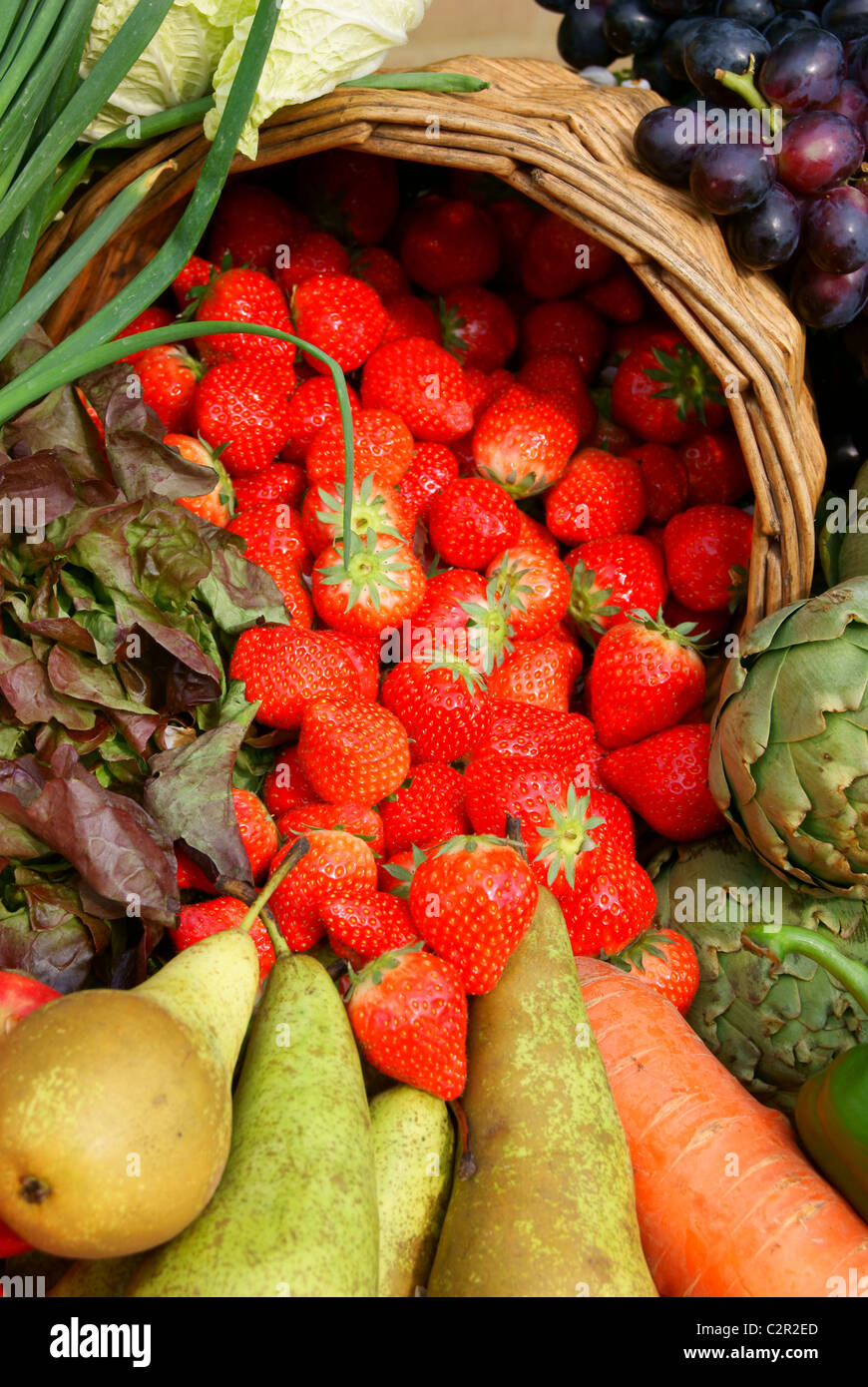 A lot of various fruit and vegetable Stock Photo - Alamy