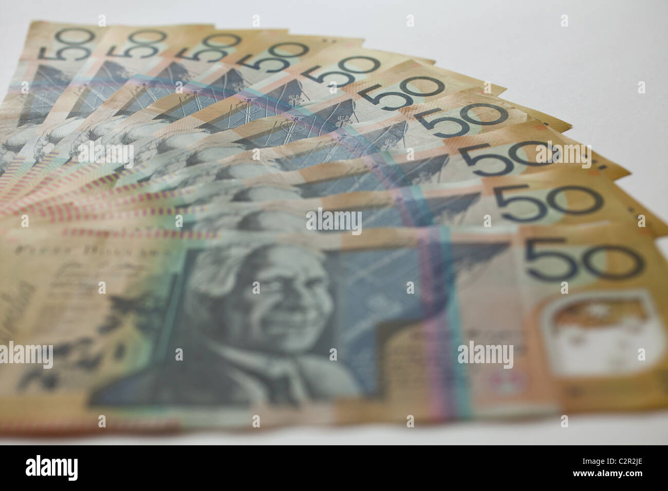 Fifty dollar notes Stock Photo - Alamy