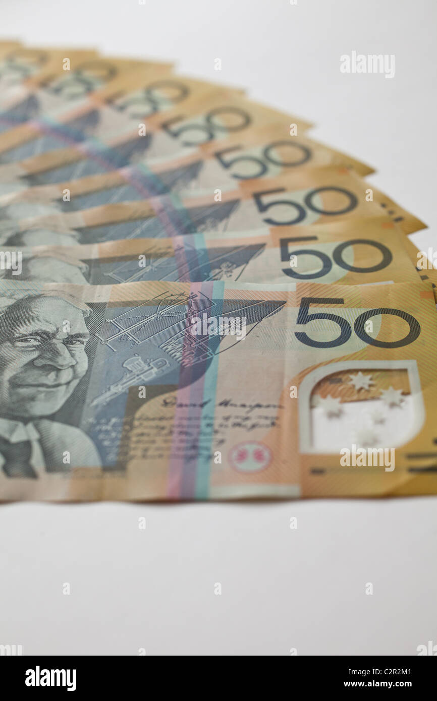 Australian dollar 50 hi-res stock photography and images - Alamy