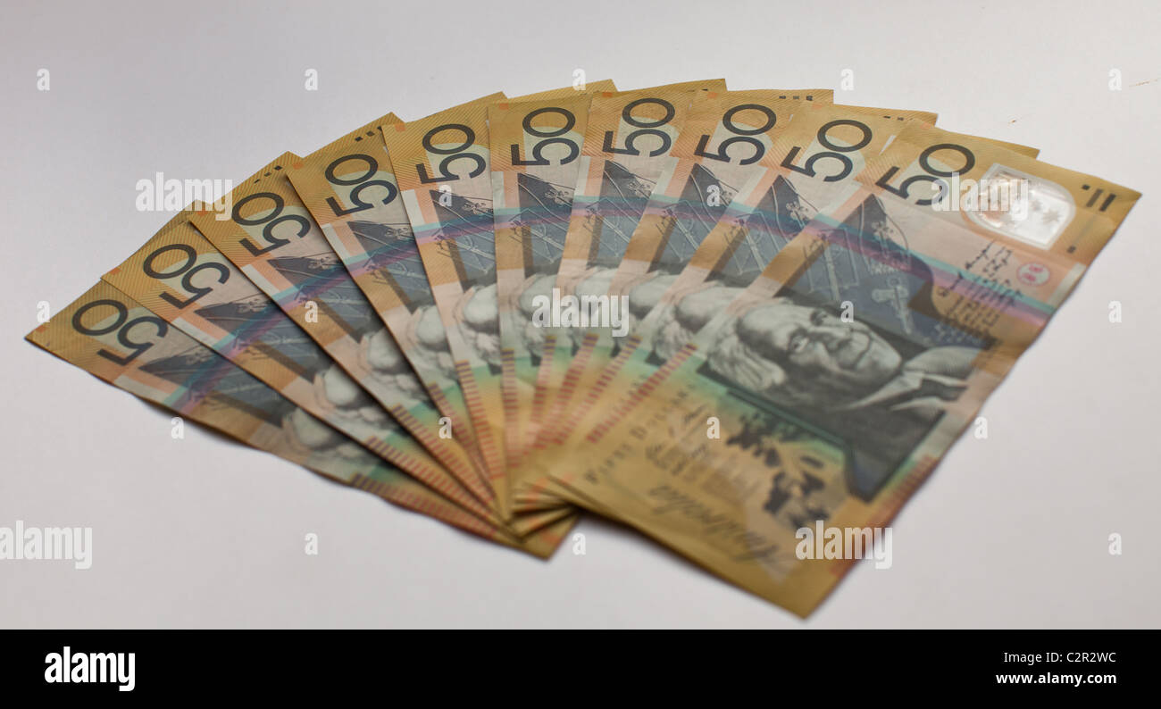 Australian 50 dollar hi-res stock photography and images - Alamy