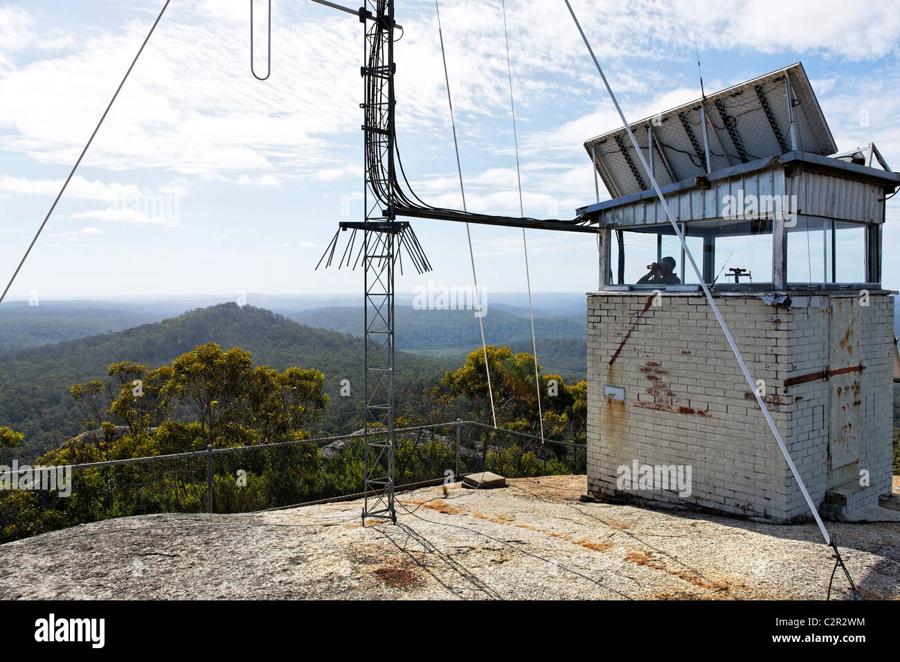 Fire lookout, Mount Franklin National Park, Southwest Australia Stock ...