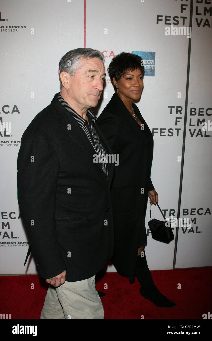 Robert De Niro and Grace Hightower Tribeca Film Festival 2008 premiere ...