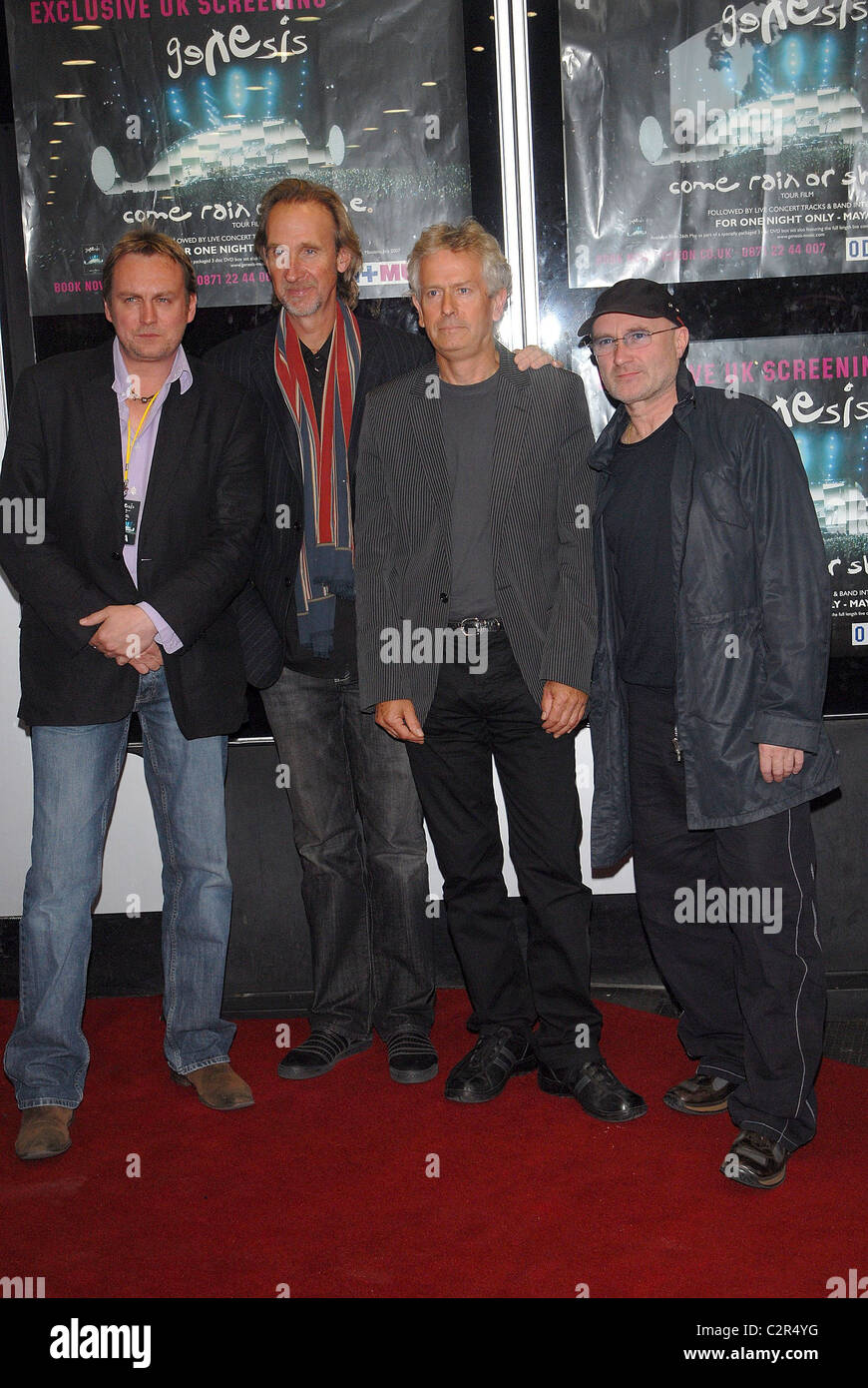 Philip Glenister, Mike Rutherford, Tony Banks and Phil Collins Premiere ...