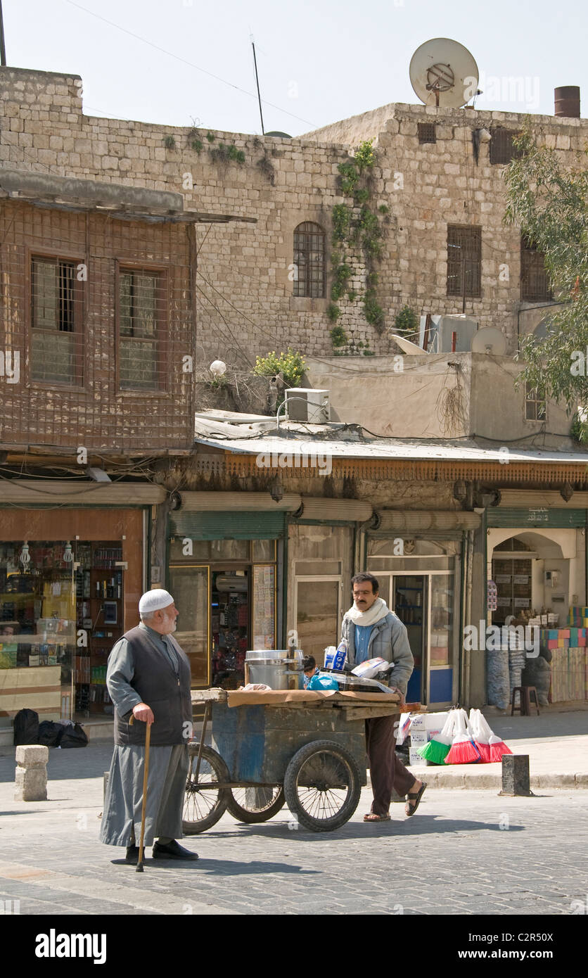 Aleppo Bazaar Souk Souq market Town City Syria Syrian Middle East Stock ...