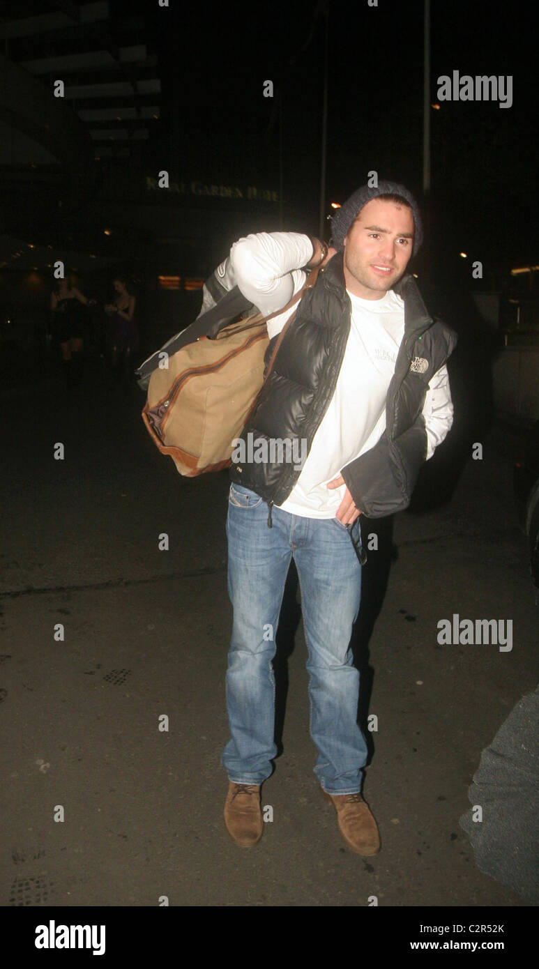 Stuart Manning Celebrities arrive at their hotel after the Soap Awards ...