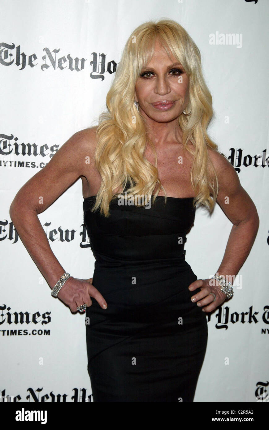 Donatella Versace New York Times Sunday With The Magazine Event at the ...