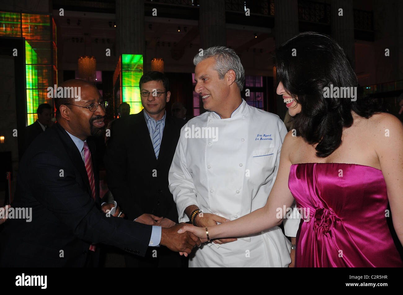 Eric Ripert and Sondra Ripert The VIP Opening party for Le Bernardin's ...