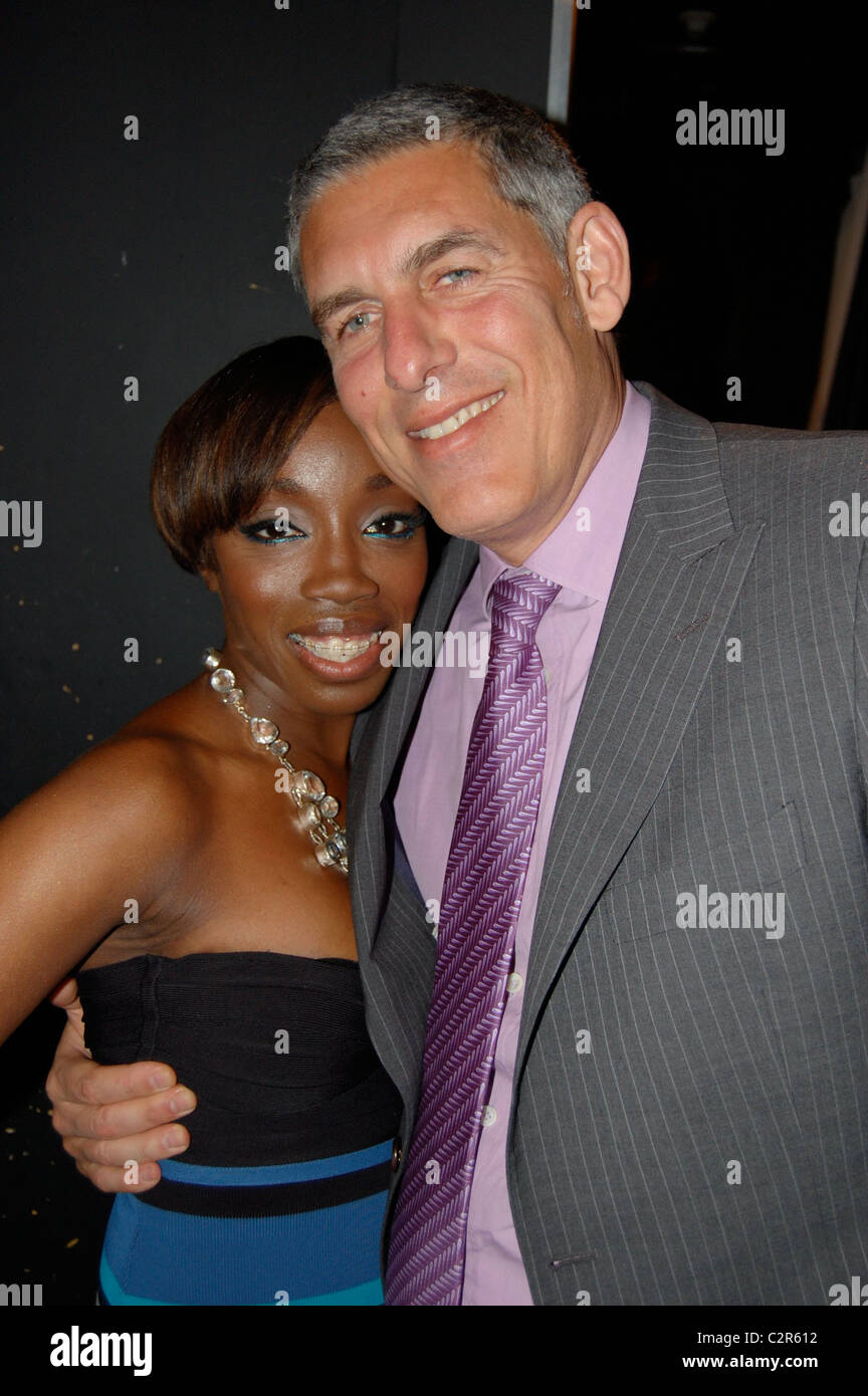 Estelle and Lyor Cohen Estelle performs at R&B Live night at Spotlight ...