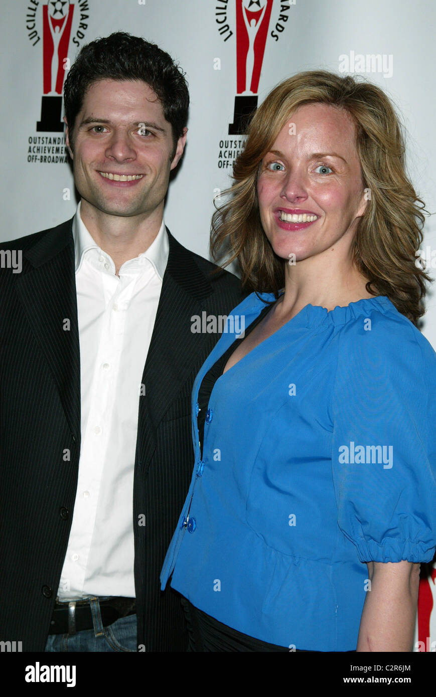 Tom Kitt and Alice Ripley The 23rd Annual Lucille Lortel Off-Broadway ...