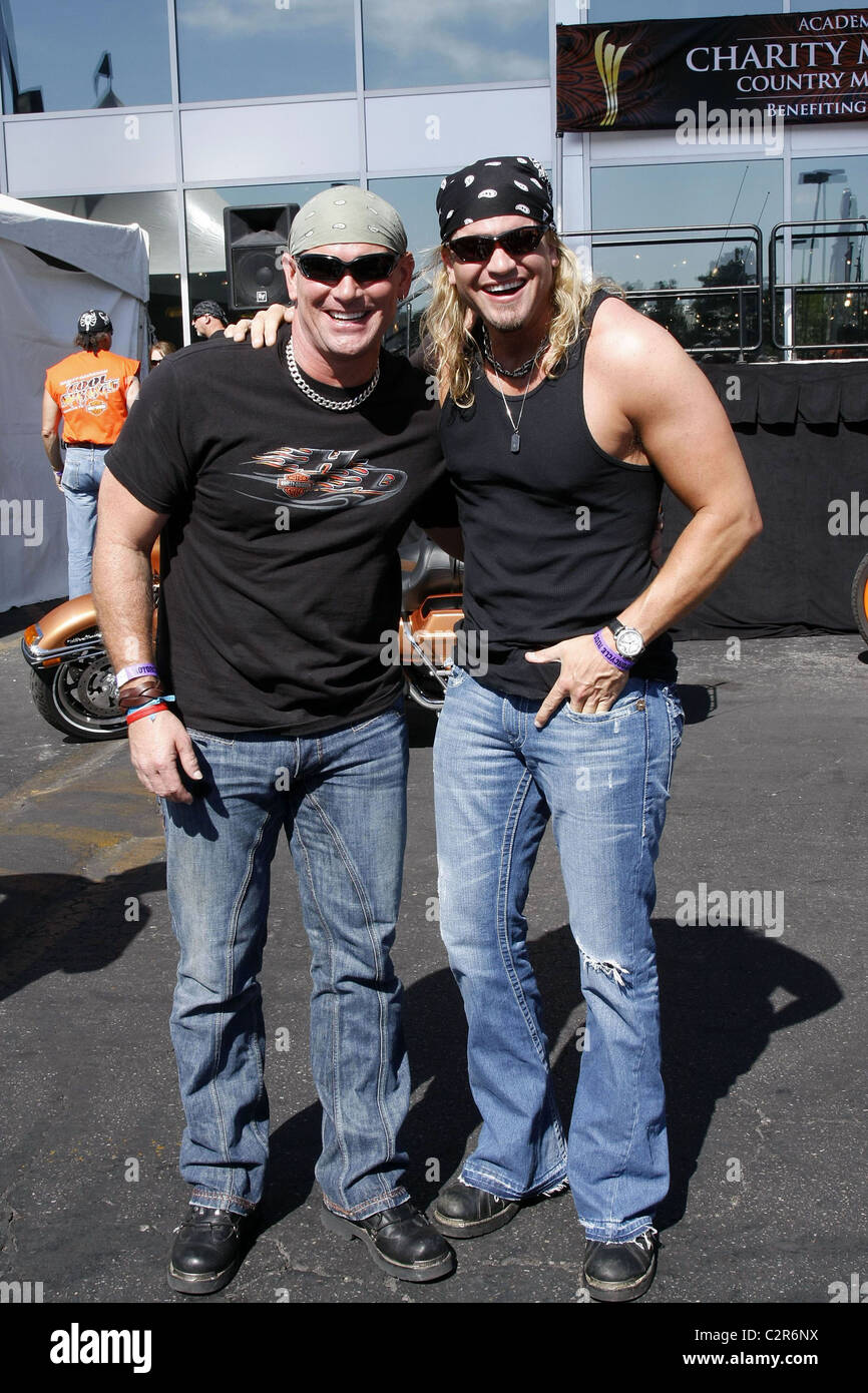 Keith Anderson and Ira Dean ACM Charity Motorcycle Ride at Las Vegas ...