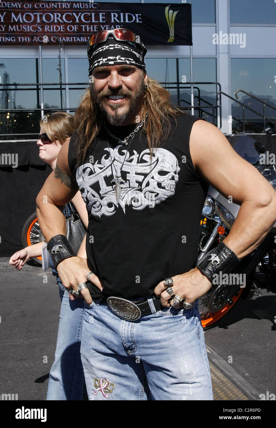 Hollywood Wolf Yates ACM Charity Motorcycle Ride at Las Vegas Harley ...