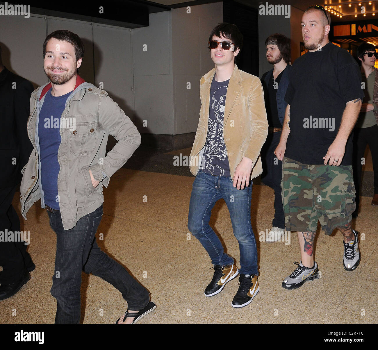Outside mtv trl studios in times square new york city hi-res stock ...