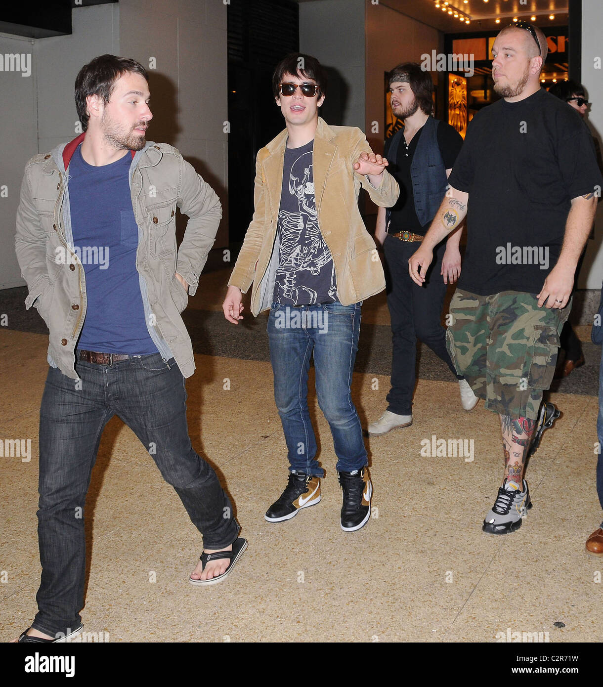 Outside mtv trl studios in times square new york city hi-res stock ...