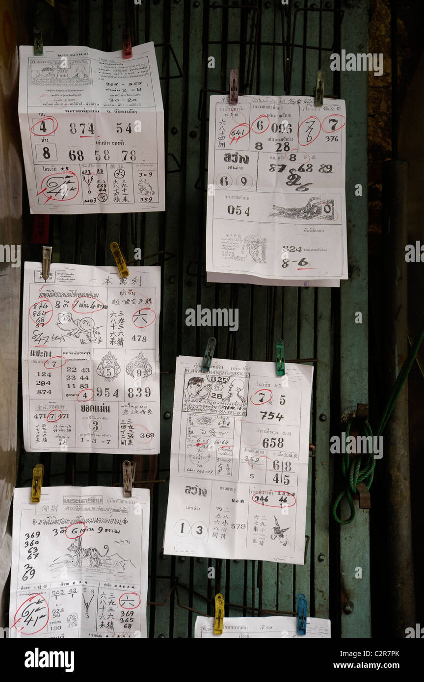winning lottery numbers and winning combinations, chinese street ...