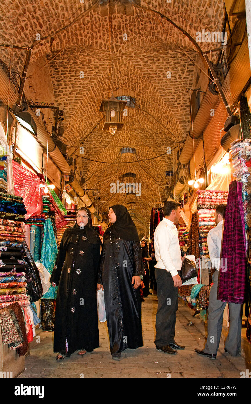 Aleppo Bazaar Souk Souq market Town City Syria Syrian Middle East Stock ...