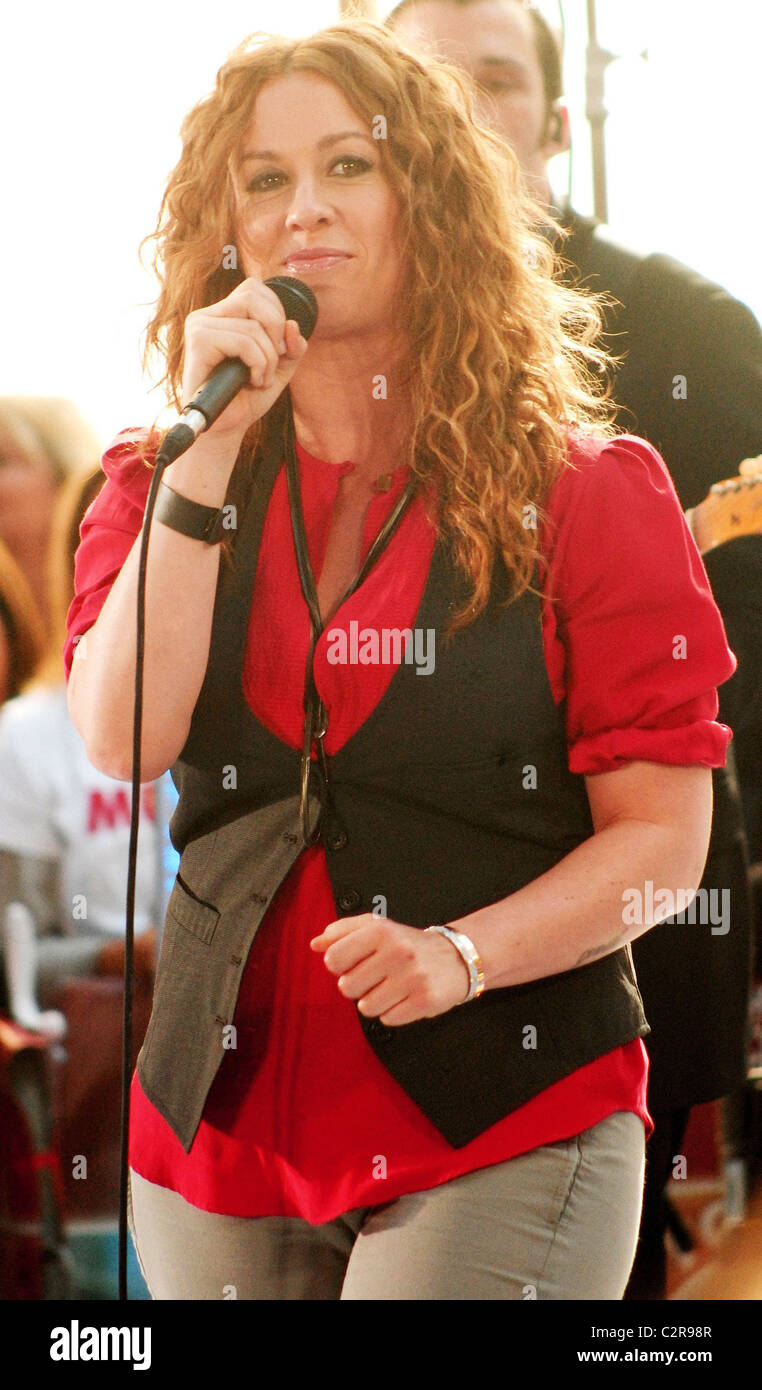 Alanis Morissette performs live on NBC's 'The Today Show' New York City ...