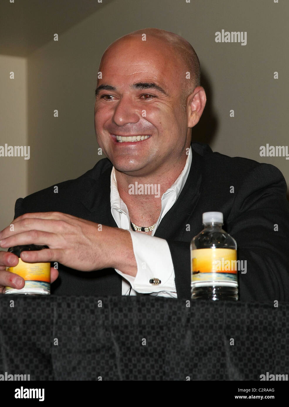 Andre Agassi Press Conference for 'David Foster & Friends' concert at ...