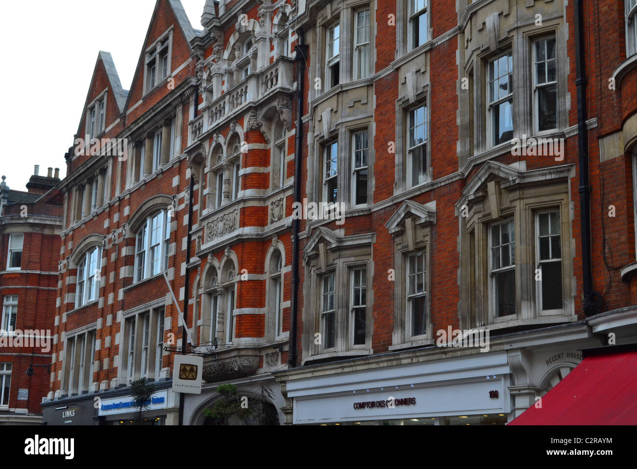 Red Brick Architecture in Marylebone High Street, Marylebone Village ...