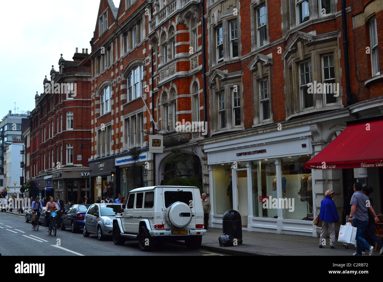 Red Brick Architecture in Marylebone High Street, Marylebone Village ...