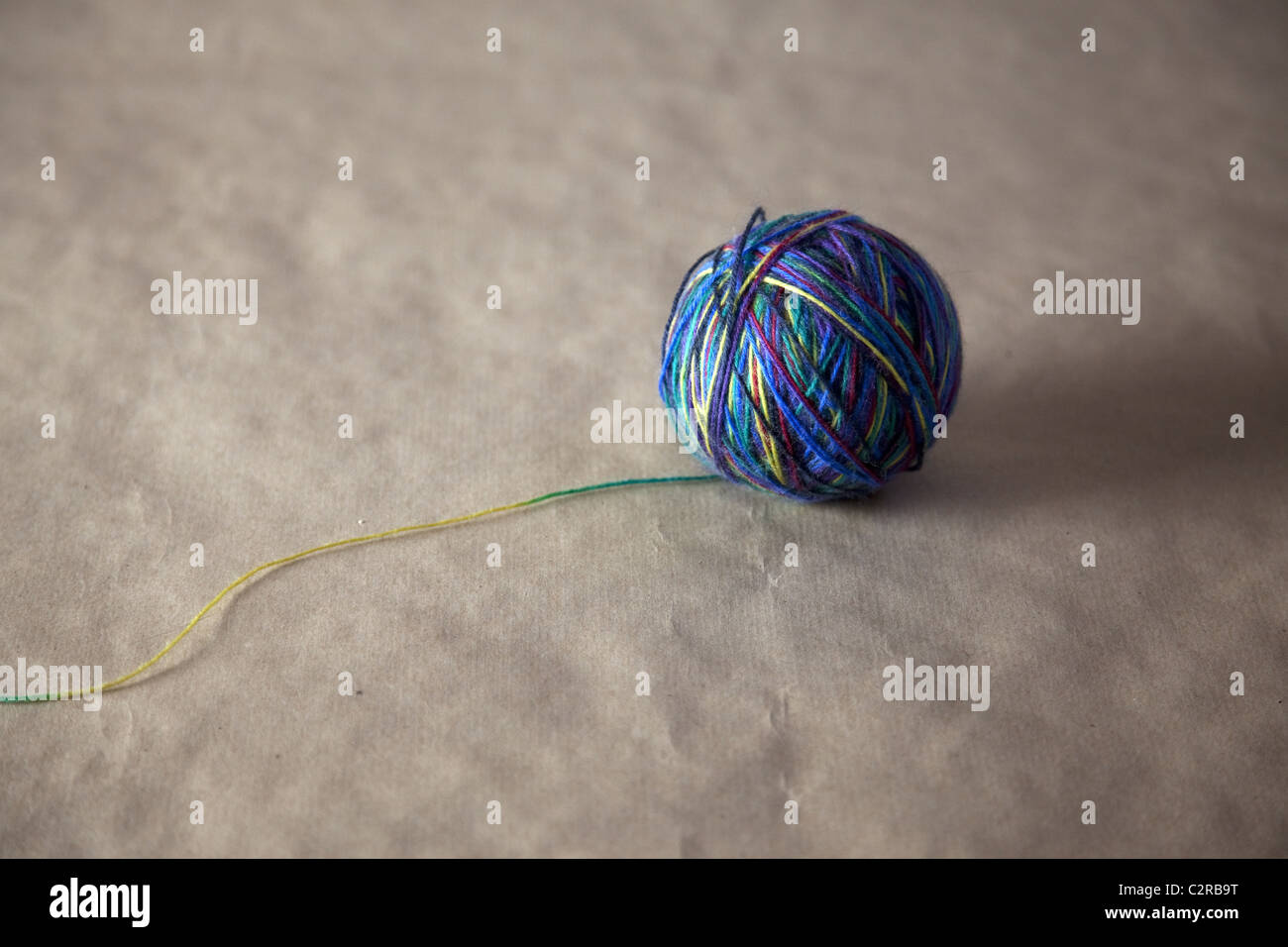 Ball of Wool Stock Photo - Alamy