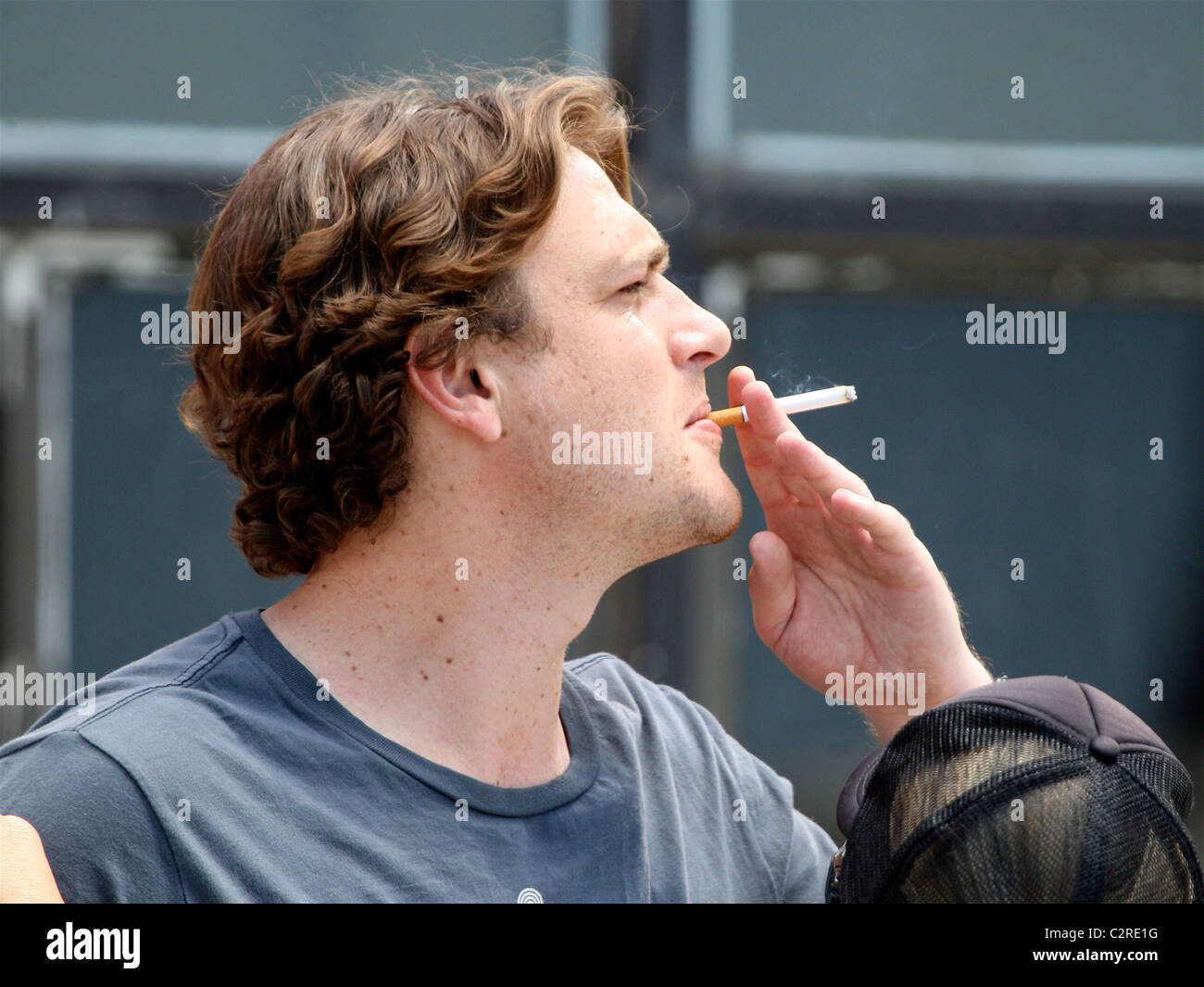 Jason Segel Smoking Cigarettes