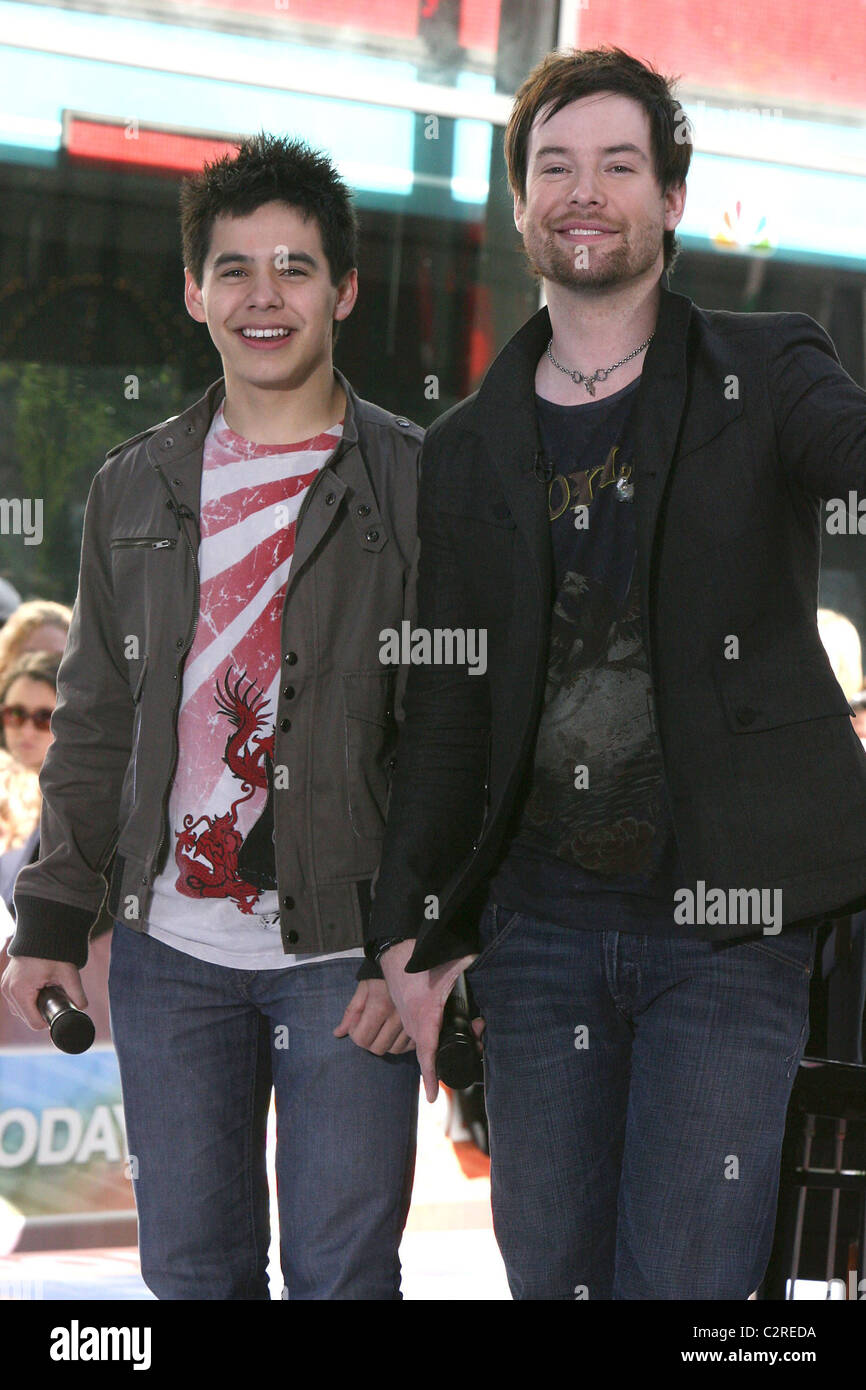 American Idol' winner David Cook and runner-up David Archuleta ...
