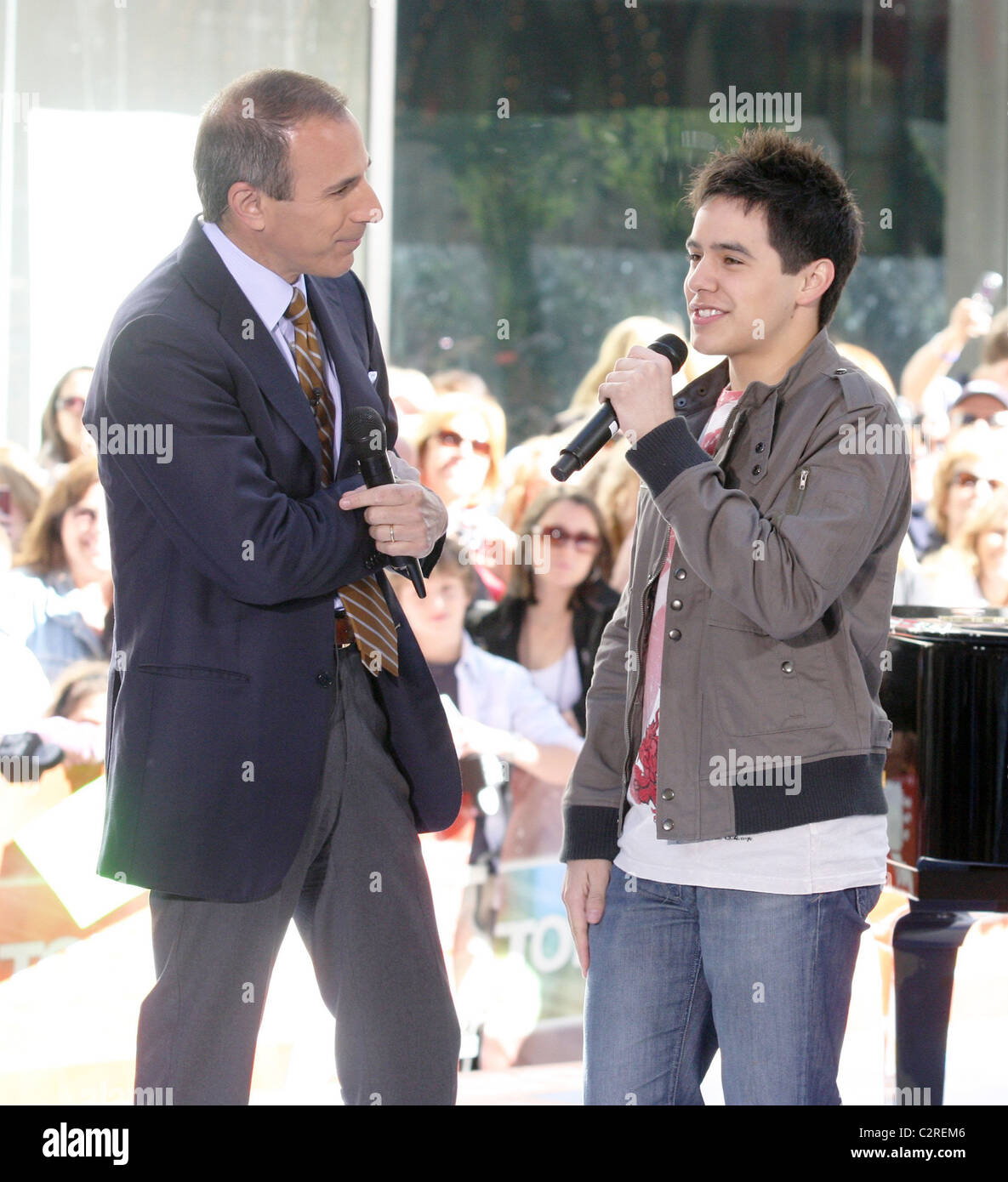 David Archuleta performs at the 'Toyota Concert Series' on NBC's 'Today ...