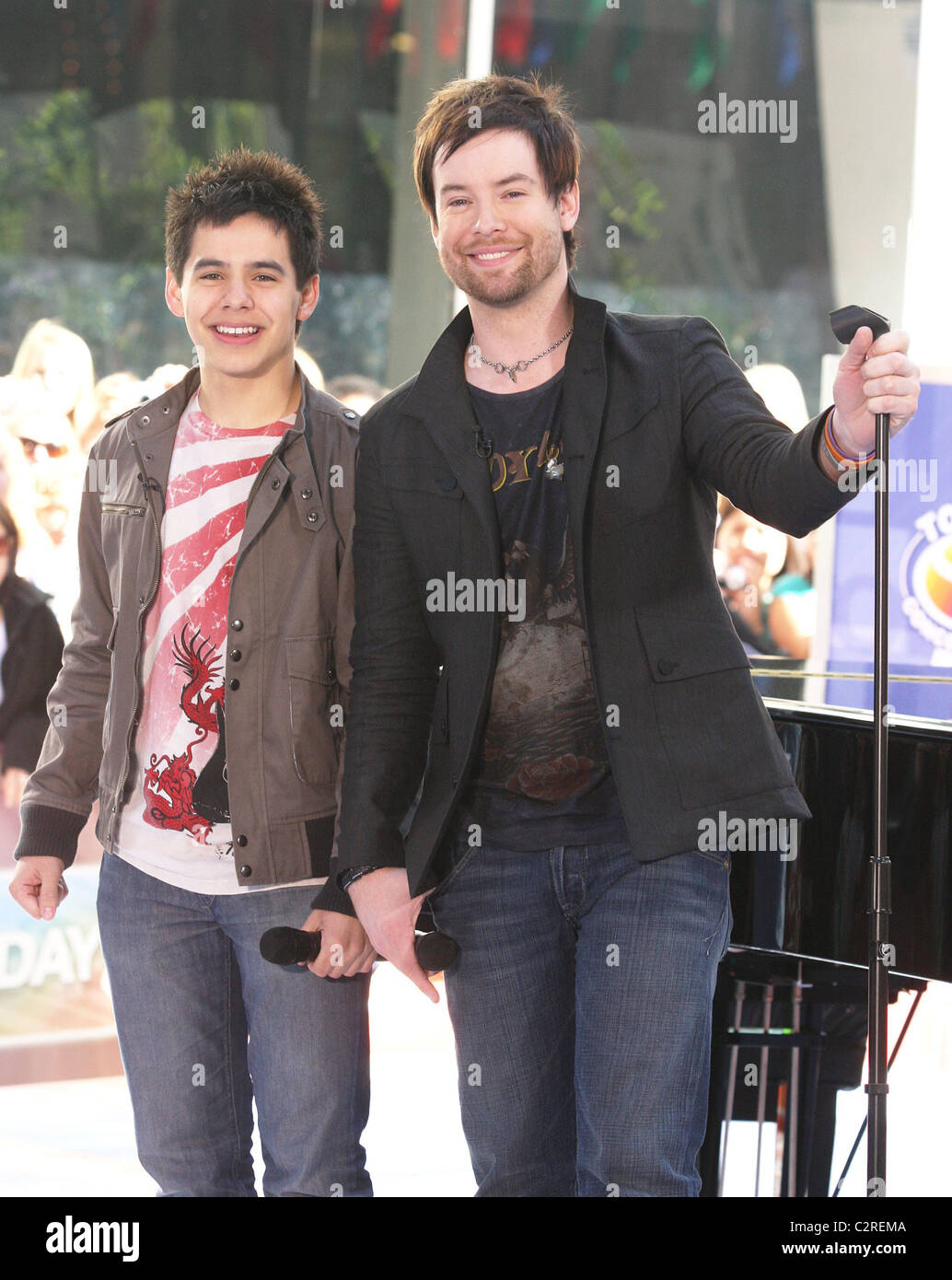 David Archuleta and David Cook perform at the 'Toyota Concert Series ...