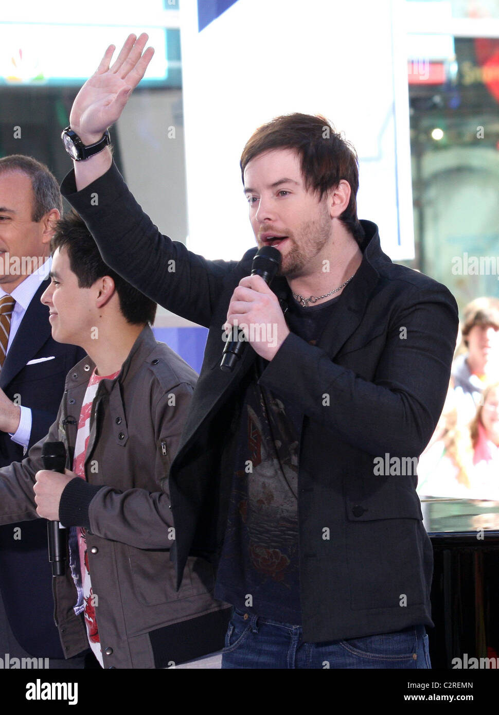 David Archuleta and David Cook perform at the 'Toyota Concert Series ...