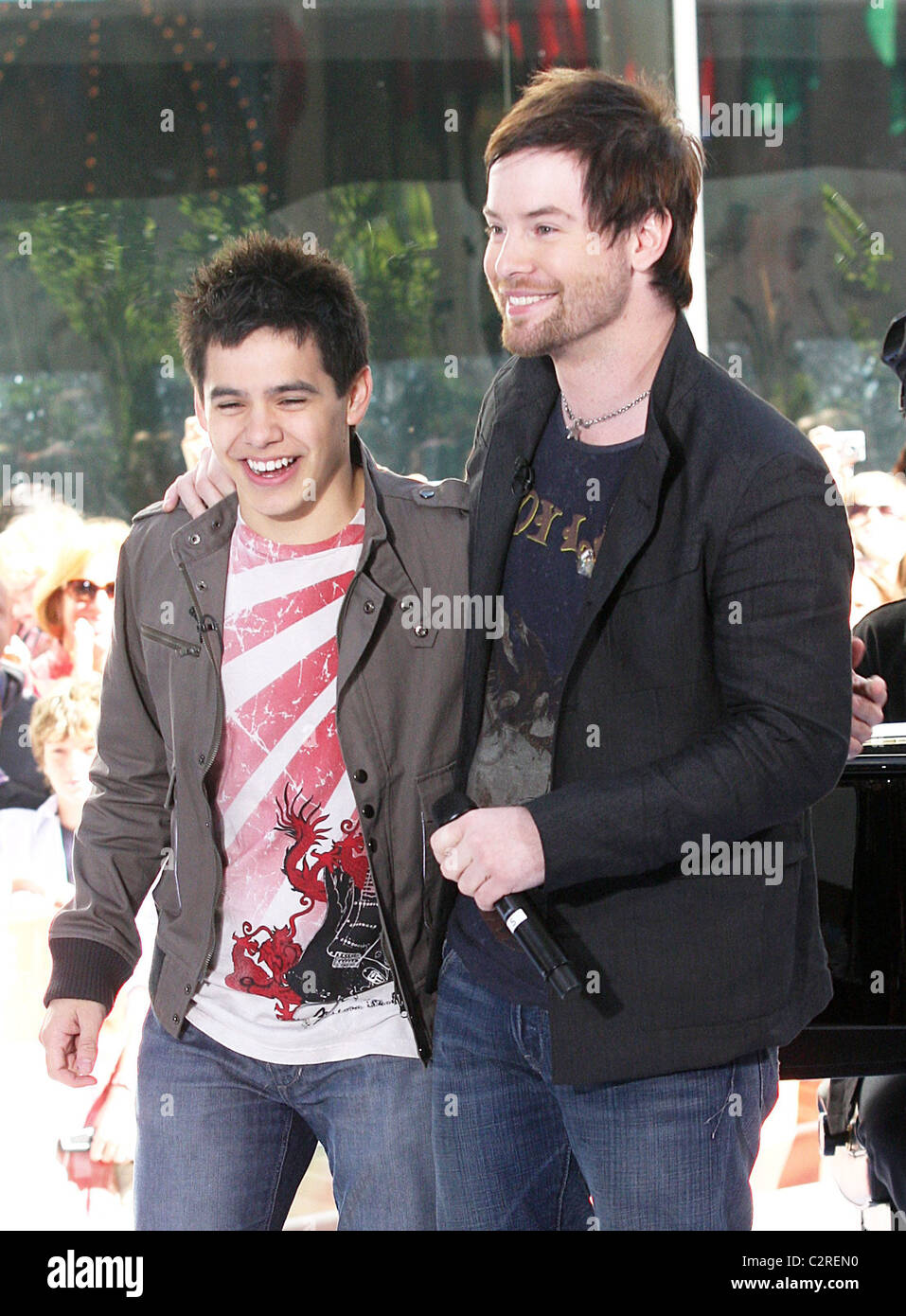 David Archuleta and David Cook perform at the 'Toyota Concert Series ...