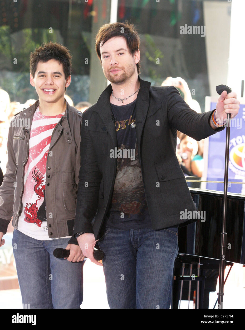 David Archuleta and David Cook perform at the 'Toyota Concert Series ...