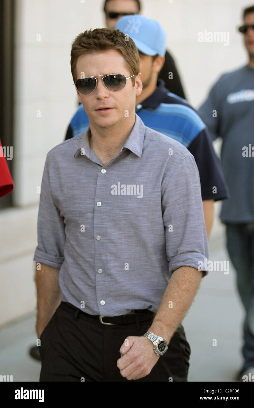 Kevin Connolly The cast of HBO's 'Entourage' filming a scene on Rodeo ...