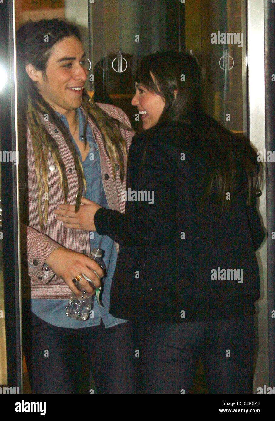 Former 'American Idol' contestant Jason Castro with a famale friend ...