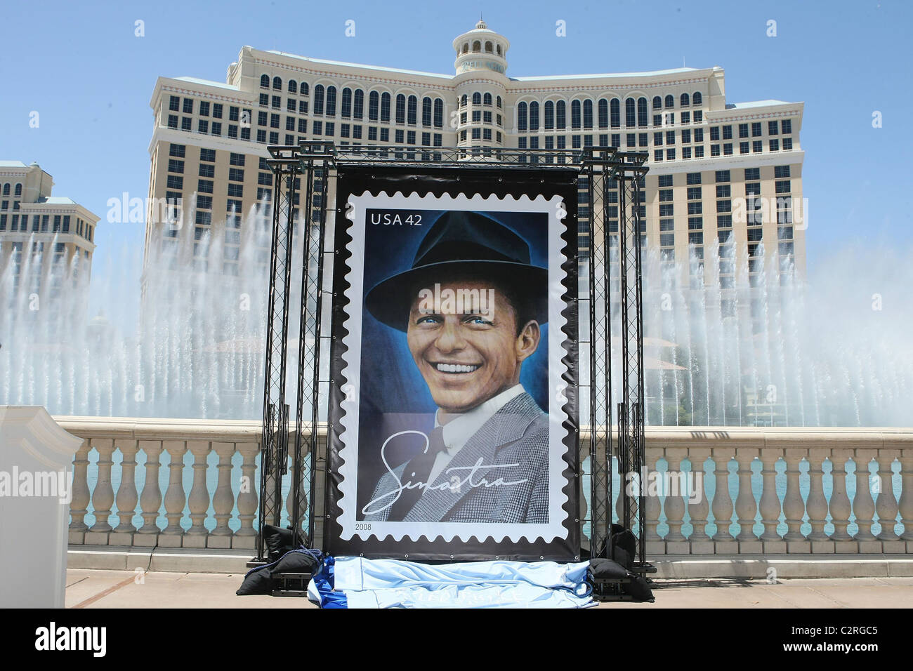 Atmosphere Unveiling of the Frank Sinatra stamp in front of The ...