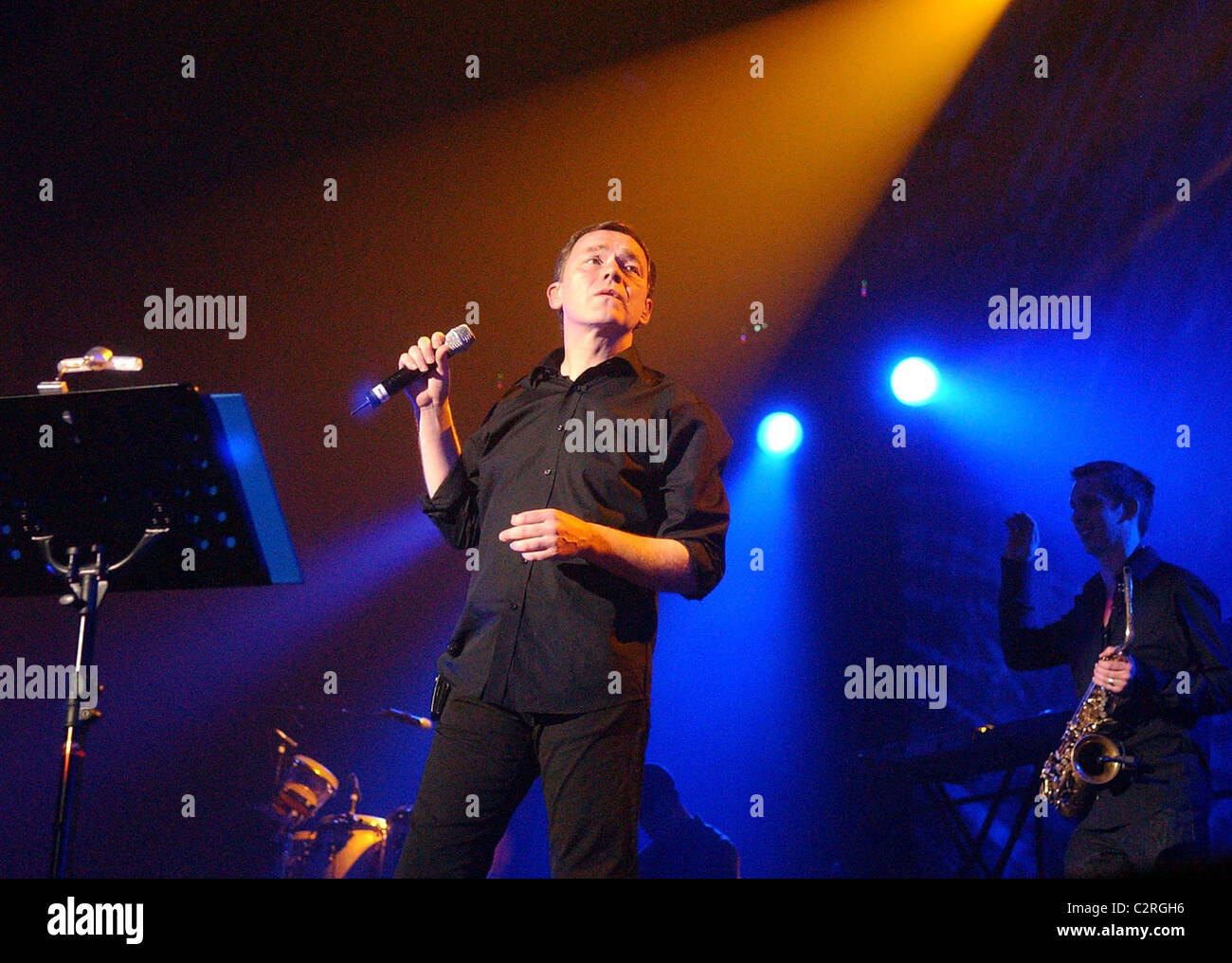British reggae band UB40 performs for a sold out crowd at Heineken ...
