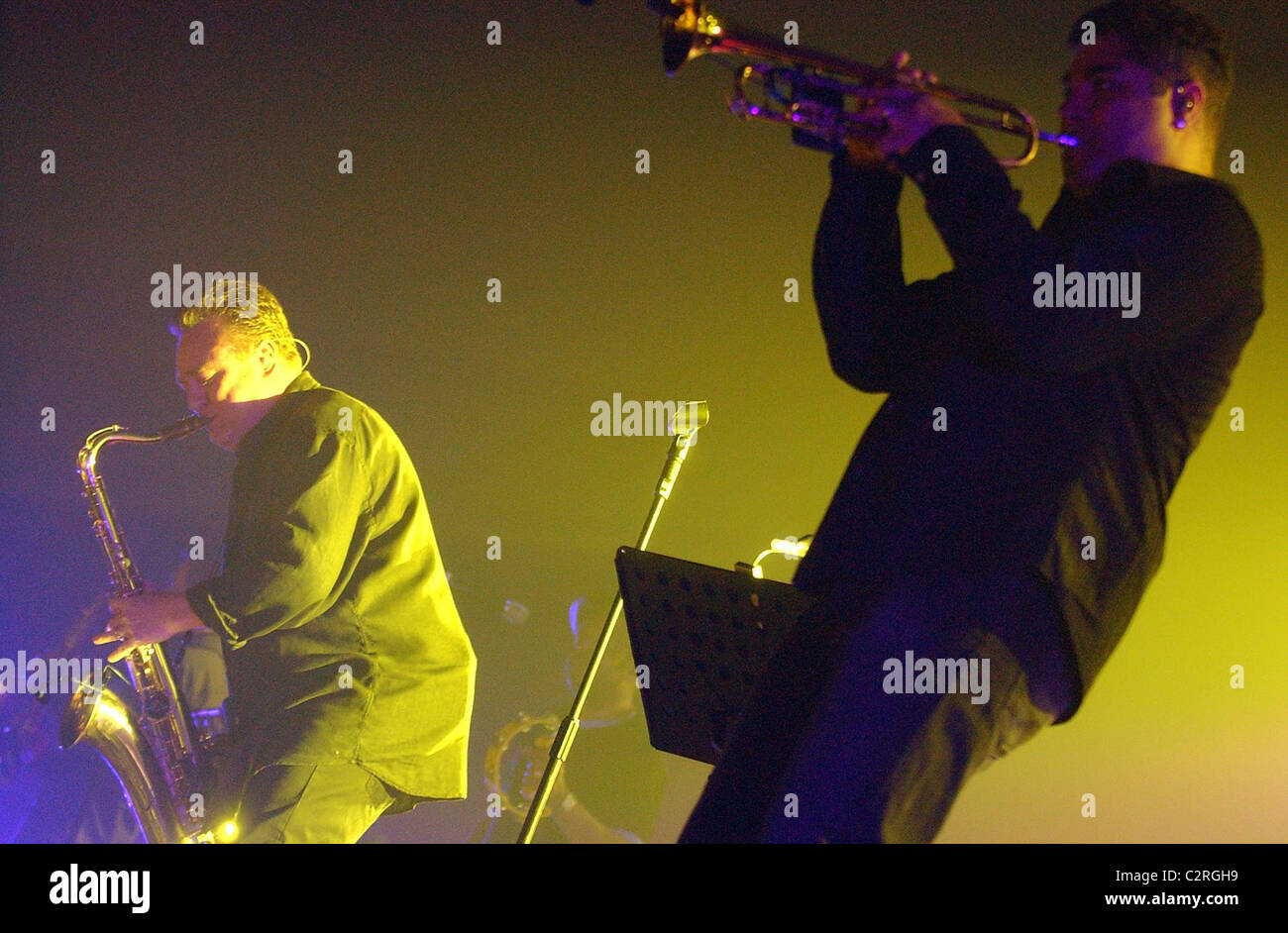 British reggae band UB40 performs for a sold out crowd at Heineken ...
