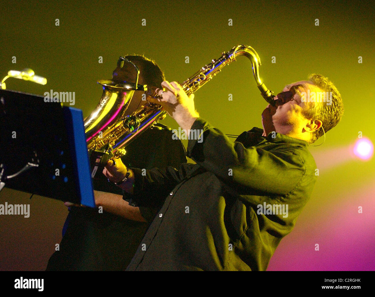 British reggae band UB40 performs for a sold out crowd at Heineken ...