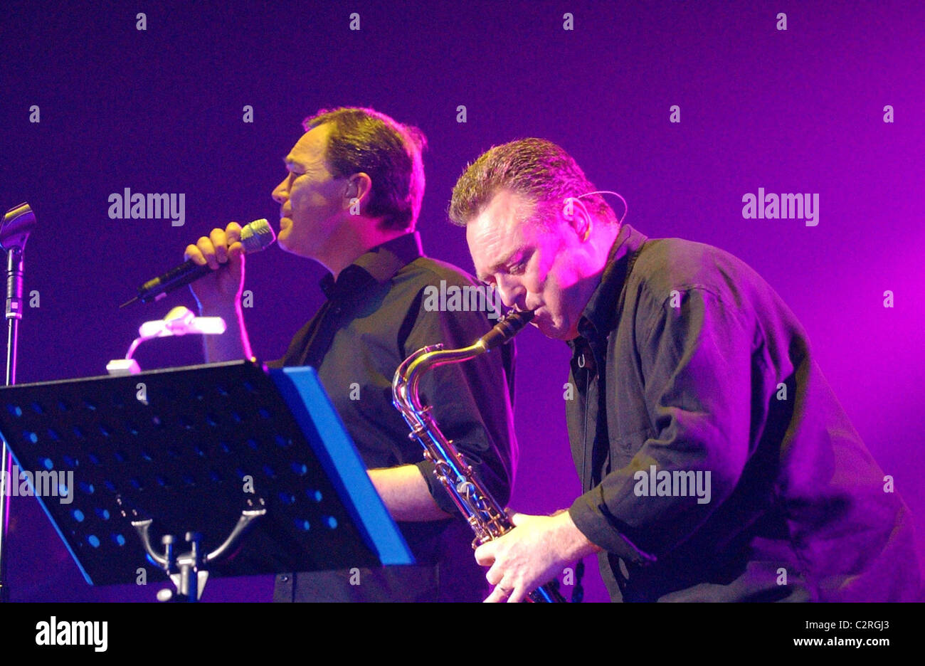 British reggae band UB40 performs for a sold out crowd at Heineken ...