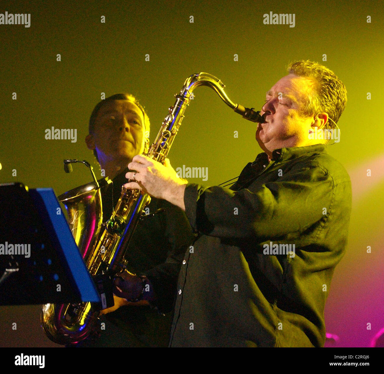 British reggae band UB40 performs for a sold out crowd at Heineken ...