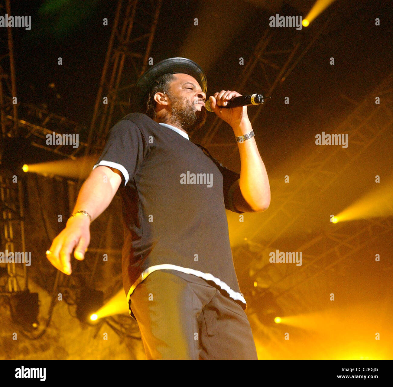 British reggae band UB40 performs for a sold out crowd at Heineken ...