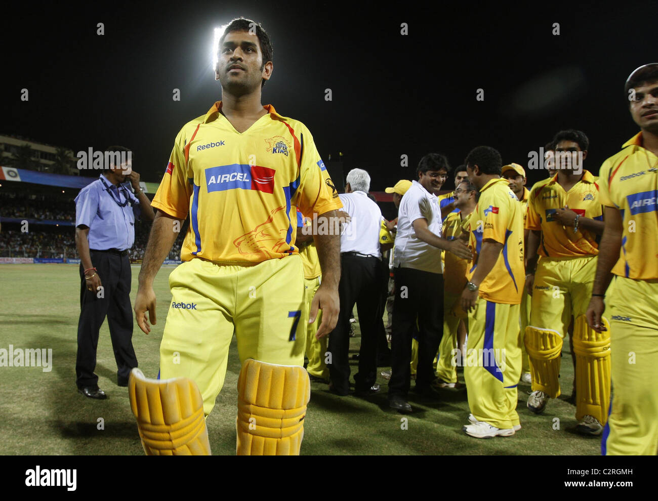 Chennai super kings ms dhoni hi-res stock photography and images - Alamy