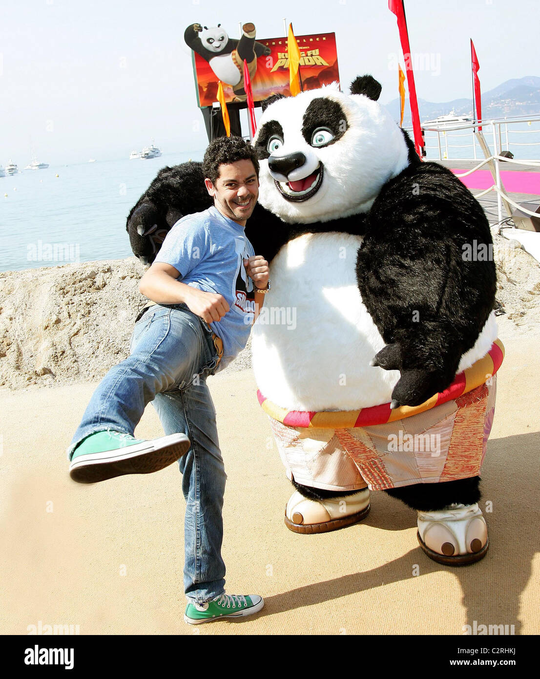 Manu Payet 2008 Cannes Film Festival - 'Kung Fu Panda' - Photocall at ...