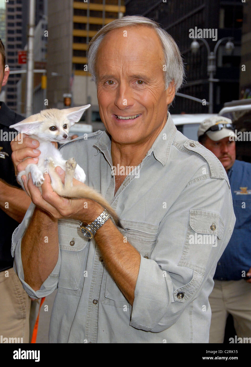 Jack Hanna outside Ed Sullivan Theatre for the 'Late Show With David ...