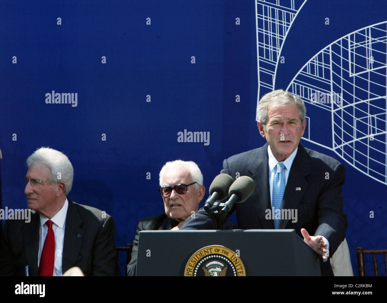 Richard Solomon, Rev. Theodore Martin Hesburgh and President George ...